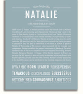 Natalie | Name Art Print – Name Stories