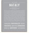 Nataly | Name Art Print – Name Stories