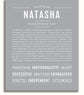 Natasha | Name Art Print – Name Stories