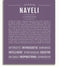 Nayeli | Name Art Print – Name Stories