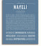 Nayeli Personalized Name Meaning Art Prints – Name Stories