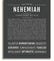 Nehemiah | Name Art Print – Name Stories