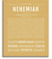 Nehemiah | Name Art Print – Name Stories