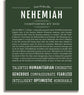 Nehemiah Personalized Name Meaning Art Prints – Name Stories