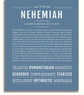 Nehemiah Personalized Name Meaning Art Prints – Name Stories