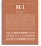 Neil | Name Art Print – Name Stories
