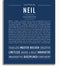 Neil | Name Art Print – Name Stories