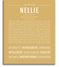 Nellie Personalized Name Meaning Art Prints – Name Stories