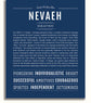 Nevaeh | Name Art Print – Name Stories
