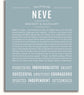 Neve | Name Art Print – Name Stories