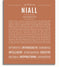 Niall | Name Art Print – Name Stories