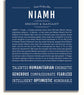 Niamh Personalized Name Meaning Art Prints – Name Stories