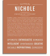 Nichole | Name Art Print – Name Stories