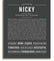 Nicky Personalized Name Meaning Art Prints – Name Stories