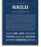Nikolai Personalized Name Meaning Art Prints – Name Stories