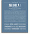 Nikolai Personalized Name Meaning Art Prints – Name Stories