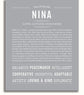 Nina | Name Art Print – Name Stories