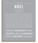 Noel | Name Art Print – Name Stories