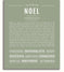 Noel | Name Art Print – Name Stories
