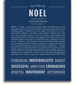 Noel Personalized Name Meaning Art Prints – Name Stories