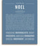 Noel | Name Art Print – Name Stories