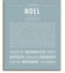 Noel | Name Art Print – Name Stories