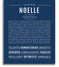 Noelle | Name Art Print – Name Stories