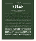 Nolan | Name Art Print – Name Stories
