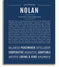 Nolan | Name Art Print – Name Stories