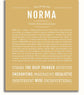 Norma | Name Art Print – Name Stories