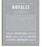 Novalee | Name Art Print – Name Stories