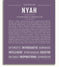 Nyah | Name Art Print – Name Stories