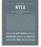 Nyla | Name Art Print – Name Stories