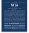 Nyla | Name Art Print – Name Stories