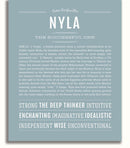 Nyla | Name Art Print – Name Stories