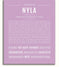 Nyla | Name Art Print – Name Stories