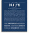 Oaklyn | Name Art Print – Name Stories