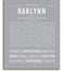 Oaklynn | Name Art Print – Name Stories