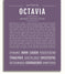 Octavia | Name Art Print – Name Stories