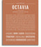 Octavia | Name Art Print – Name Stories