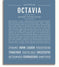 Octavia | Name Art Print – Name Stories