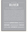 Oliver | Name Art Print – Name Stories