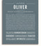 Oliver | Name Art Print – Name Stories