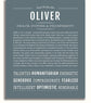 Oliver | Name Art Print – Name Stories