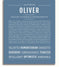 Oliver | Name Art Print – Name Stories