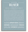 Oliver | Name Art Print – Name Stories