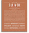 Olliver Personalized Name Meaning Art Prints – Name Stories
