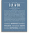 Olliver Personalized Name Meaning Art Prints – Name Stories