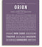 Orion | Name Art Print – Name Stories