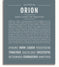 Orion | Name Art Print – Name Stories